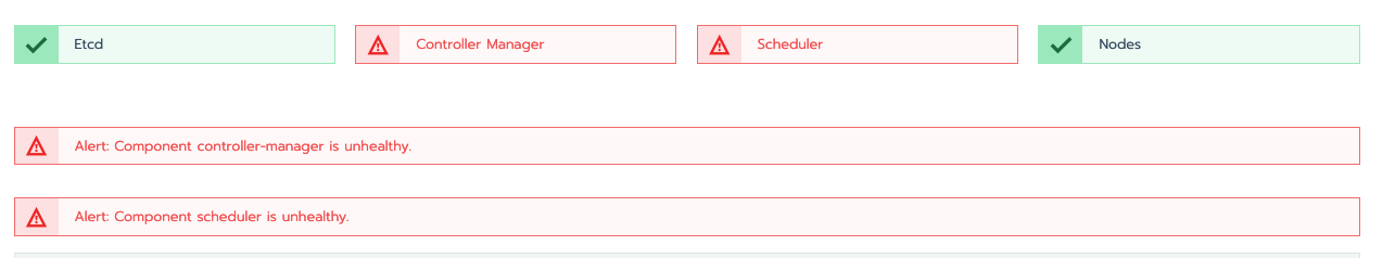 controller-manager 和 scheduler 状态显示 Unhealthy | TKE 实践指南