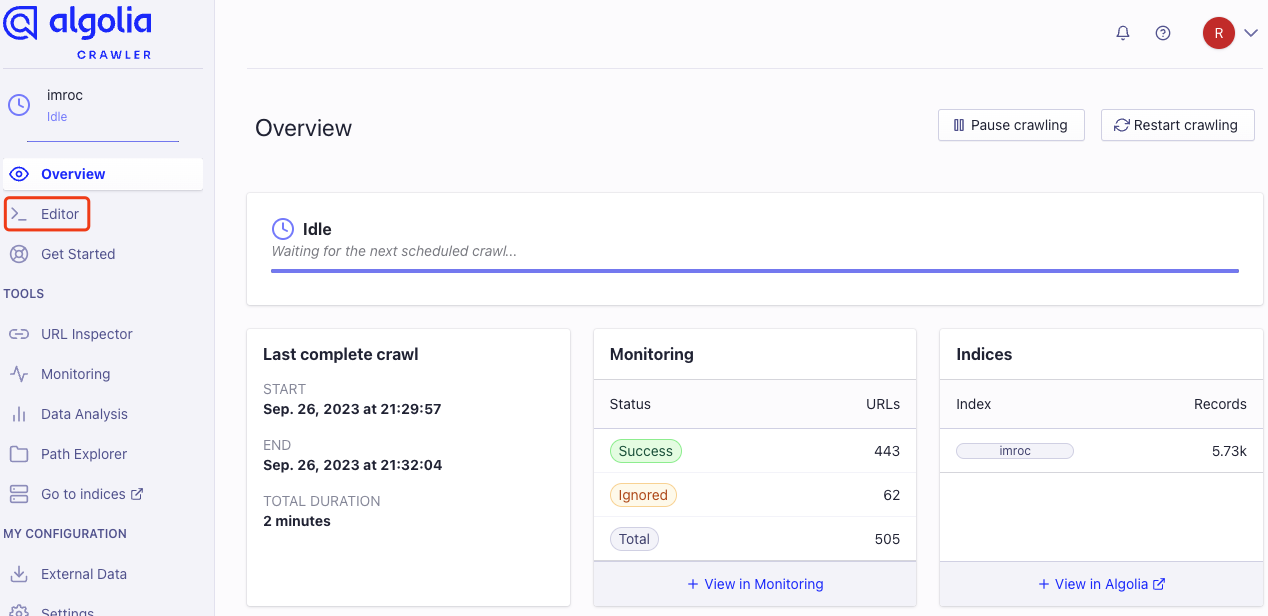 添加 algolia 搜索功能 | 技术笔记